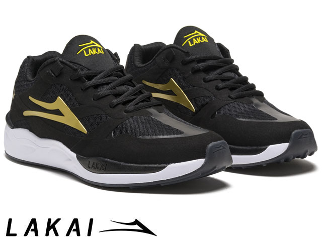 【楽天市場】国内正規品 Lakai EVO 2.0 BLACK/GOLD SUEDE エヴォ ブラック/ゴールド スエード ラカイ スケート ...