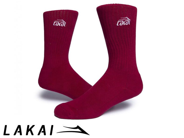 【楽天市場】国内正規品 Lakai BASIC CREW SOCK BLACK ベーシック クルー ソックス BURGUNDY バーガンディ 靴下 ラカイ スケート SKATE スニーカー ...