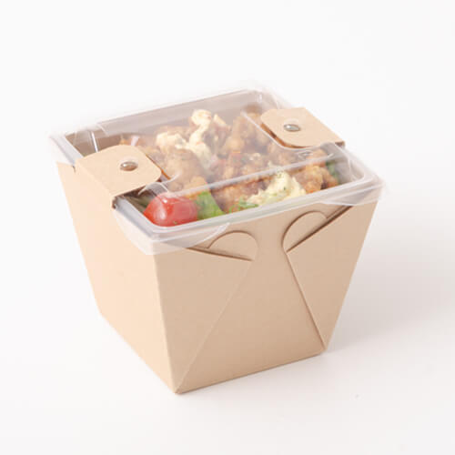 【楽天市場】【ランキング1位獲得】【カフェキュートBOX本体（茶）】【枚単価 72円×100枚(25枚×4袋)】テイクアウト 容器 おしゃれ ...