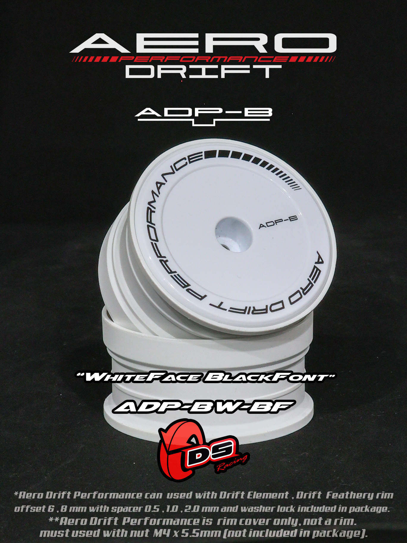【楽天市場】AERO DRIFT PERFORMANCE : Flat White Face エアロ ドリフト パフォーマンス フラット ...