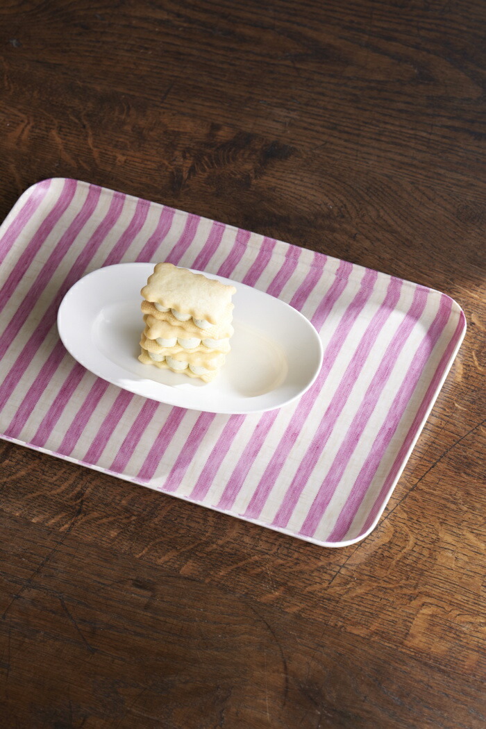 【楽天市場】fog linen work(フォグリネンワーク)リネンコーティングトレイ（M）ハーパーLXT001M-PKBE：SCAMP ...