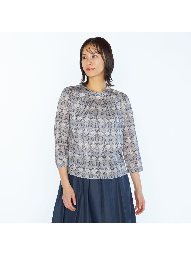【楽天市場】【SALE／48%OFF】Liberty Printジャージカットソー SCAPA スキャパ トップス カットソー・Tシャツ ...