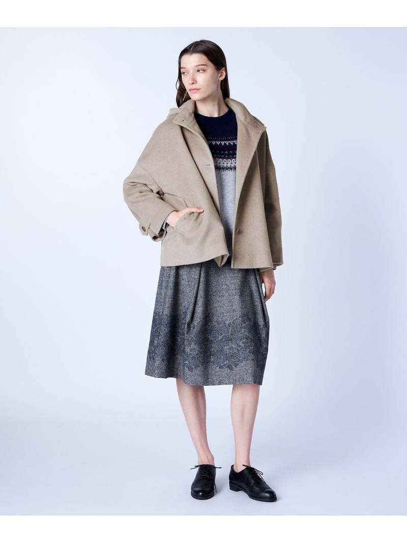 【楽天市場】アンゴラビーバーショートコート SCAPA スキャパ ジャケット・アウター その他のジャケット・アウター ブラック グレー ブルー ...