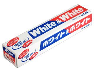 【楽天市場】【T】 ライオン ホワイト&ホワイト 150g 横型 1本 はみがき ハミガキ 歯磨き 歯磨き粉：大将もビックリ！SCB