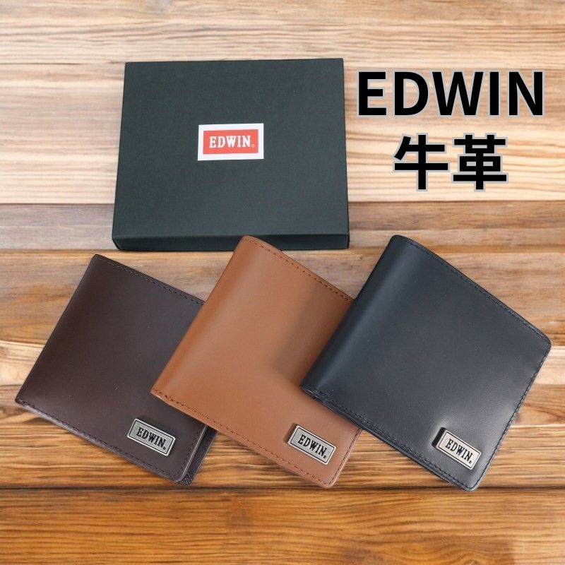 【楽天市場】エドウィン EDWIN 財布 折財布 革 レザー メンズ 二つ折り財布：バッグ 財布 TORANSIA トランシア