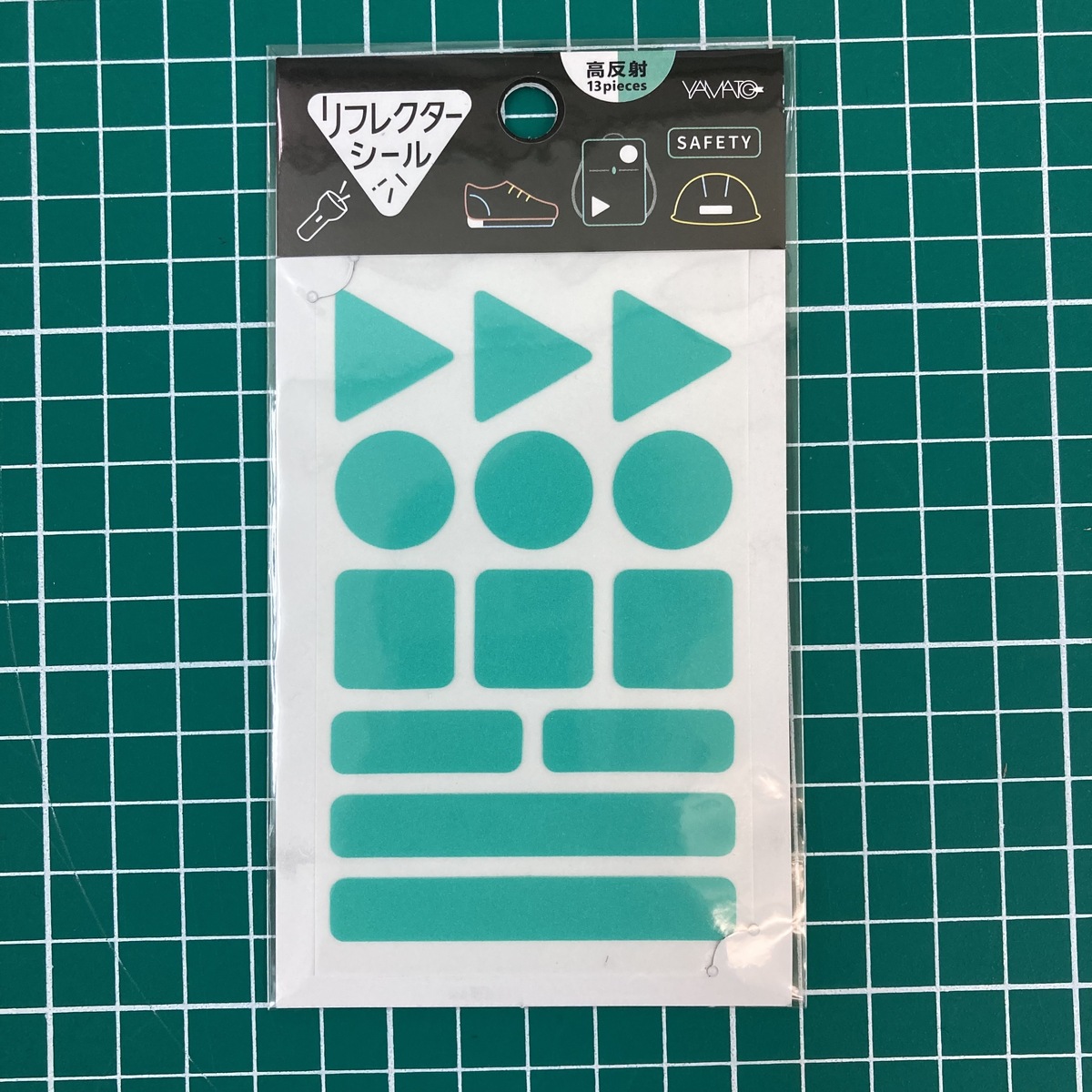 【楽天市場】ヤマト リフレクターシール ライトグリーン REF-LGR反射シール 反射ステッカー 防犯 防災 交通安全 アウトドア キャンプ ...