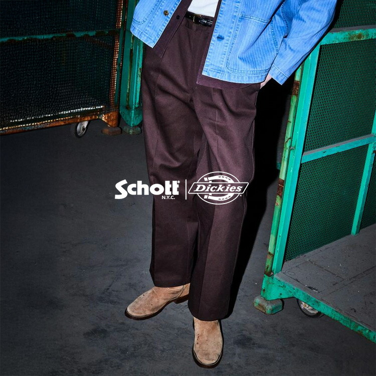 【楽天市場】Schott/ショット 公式通販 |×DICKIES/ディッキーズ/TC WORK PANTS/TC ワークパンツ：Schott