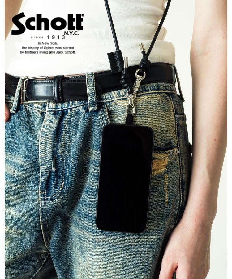 【楽天市場】Schott/ショット 公式通販 |直営限定 |Women’s |LEATHER MULTI CORD/レザーマルチコード：Schott