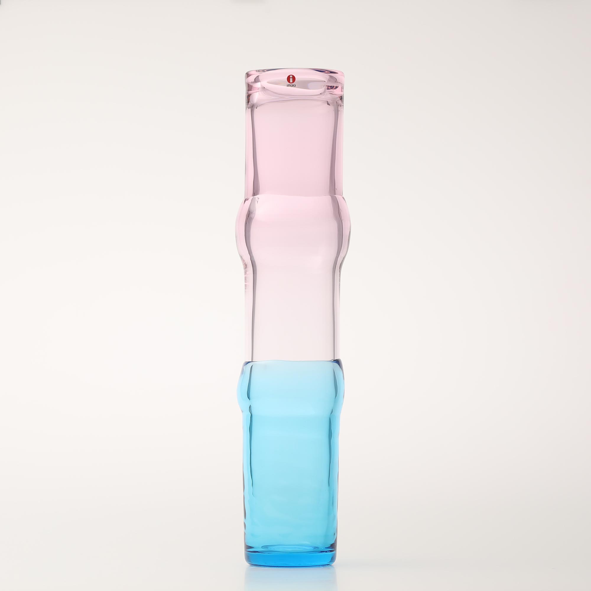 【楽天市場】【No.92】イッタラ / Bamboo vase 90x450mm pink-clear-skyblue [iittala]：scope version.R