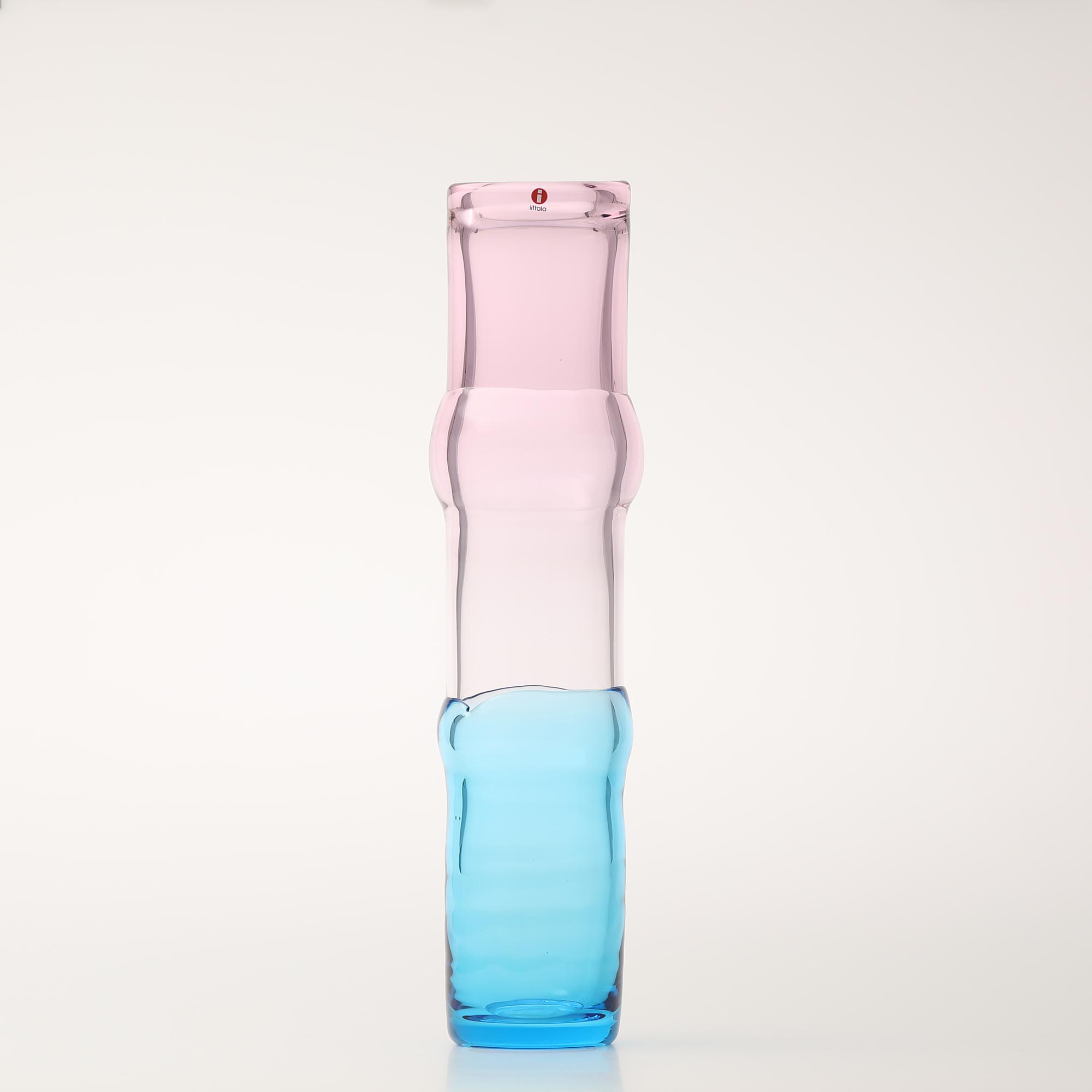 【楽天市場】【No.95】イッタラ / Bamboo vase 90x450mm pink-clear-skyblue [iittala]：scope version.R