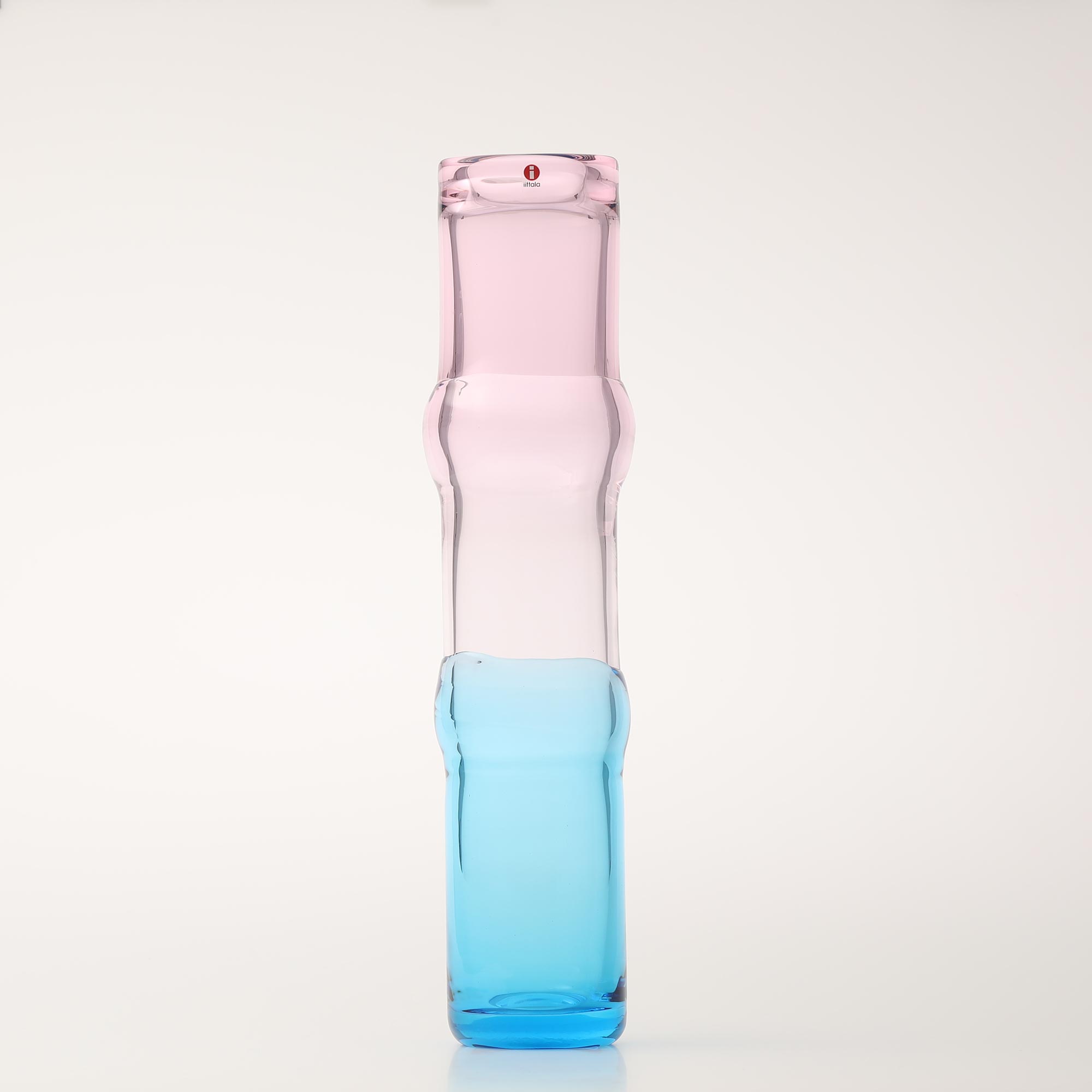 【楽天市場】【No.98】イッタラ / Bamboo vase 90x450mm pink-clear-skyblue [iittala]：scope version.R