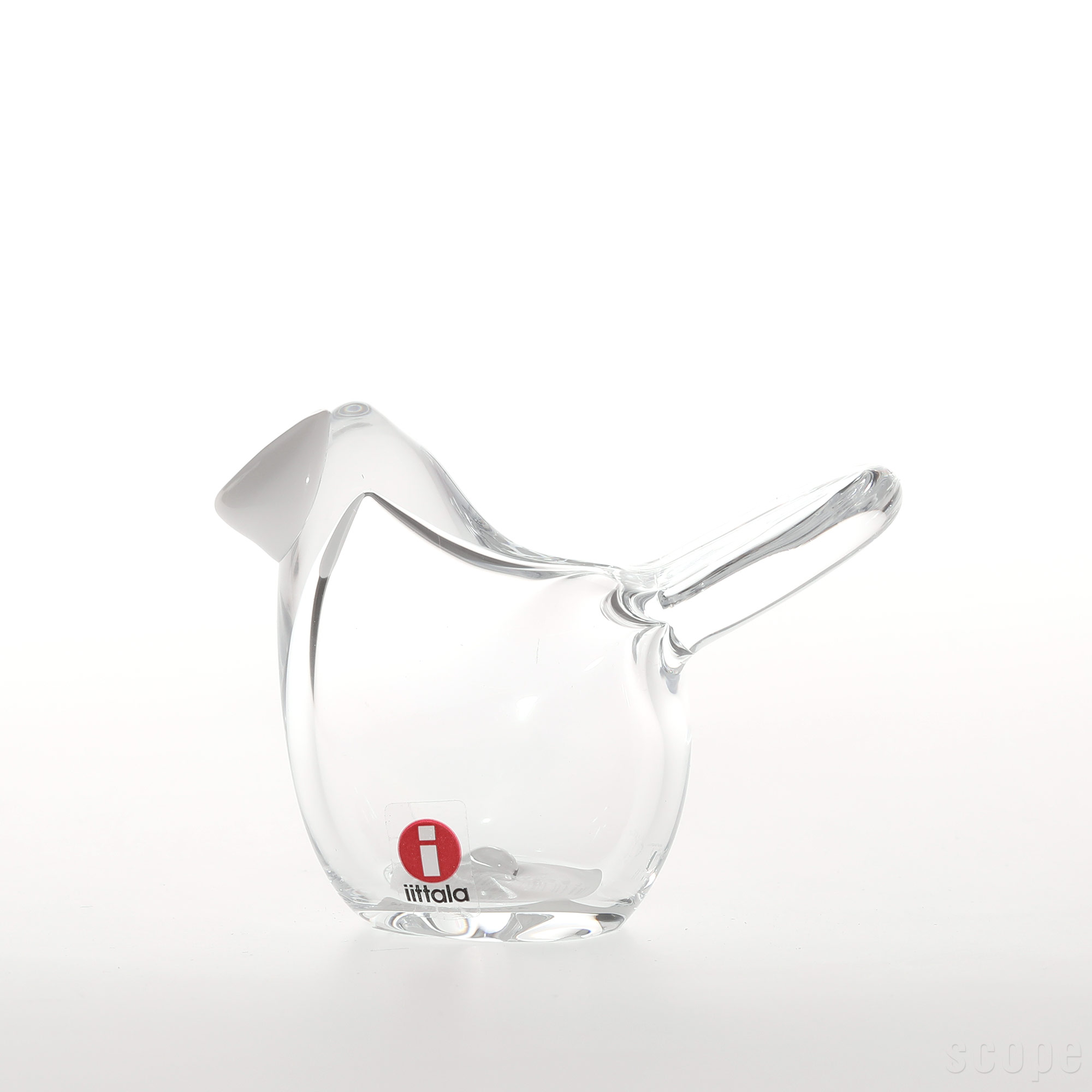 【楽天市場】【0066】イッタラ / バード バイ オイバ トイッカ Sieppo クリア×ホワイト [iittala / Birds by Oiva Toikka]：scope version.R