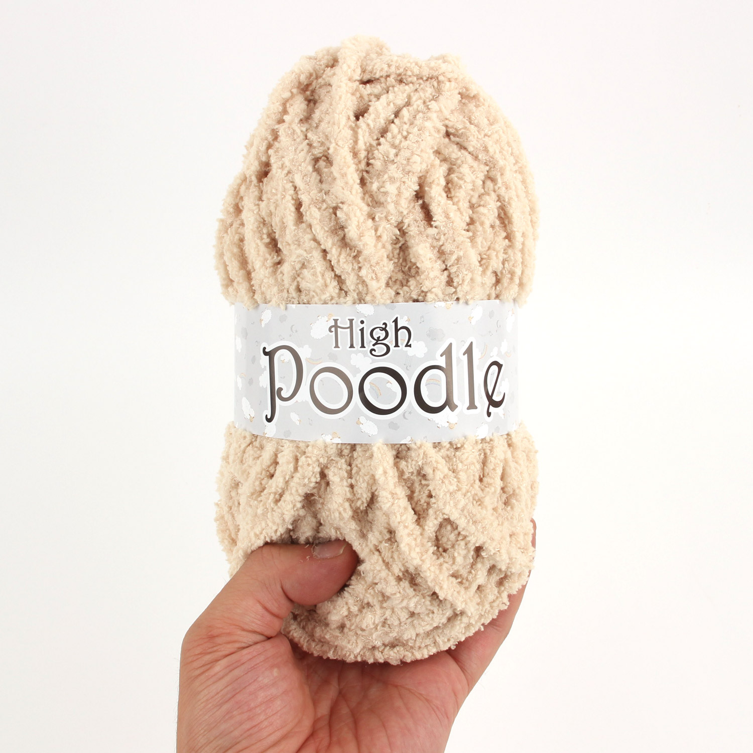 【楽天市場】High Poodle ハイプードル ソフトポリエステル毛糸 80g 韓国製｜もこもこ柔らかい手触りの極太毛糸｜ソフトポリ100 ...
