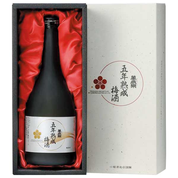 【楽天市場】萬歳楽 五年熟成梅酒 720ml x 6本[ケース販売] 送料無料(沖縄対象外) [OKN 小堀酒造 石川県 リキュール]：リカータイム2号店 楽天市場店
