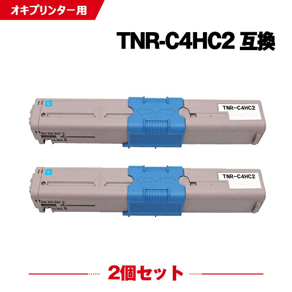 【楽天市場】宅配便 送料無料 TNR-C4HC2 シアン 大容量 お得な2個セット オキ 用 互換 トナー (TNR-C4H C510dn TNRC4H TNRC4HC2 TNR C4H ...