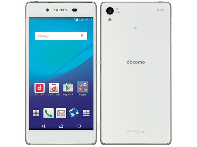 【楽天市場】【中古】bランク【やや傷や汚れあり】 Simロック解除済み 元docomo So 03g Sony Xperia Z4 ホワイト
