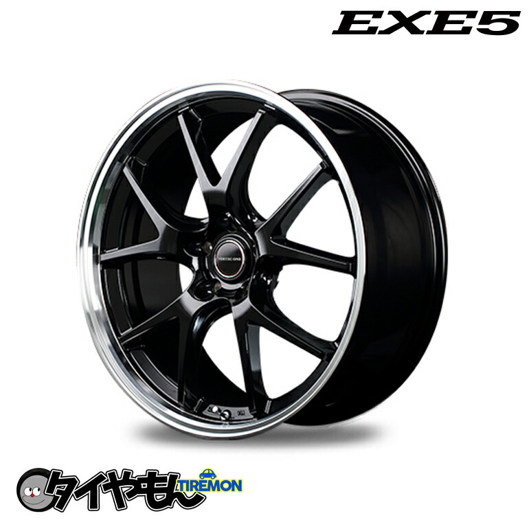 【楽天市場】MID WHEELS ヴァーテックワン VERTEC ONE EXE5 エグゼファイブ 15インチ 4H100 4.5J +45 1本 ホイール グロッシーブラック：タイやもん