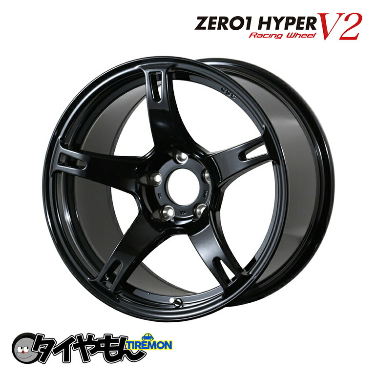 【楽天市場】CST ZERO1 HYPER v2 ゼロワンハイパー 18インチ 5H114.3 9.5J +30 1本 ホイール ブラック シルビア 180sx チェーサー スカイライン ...