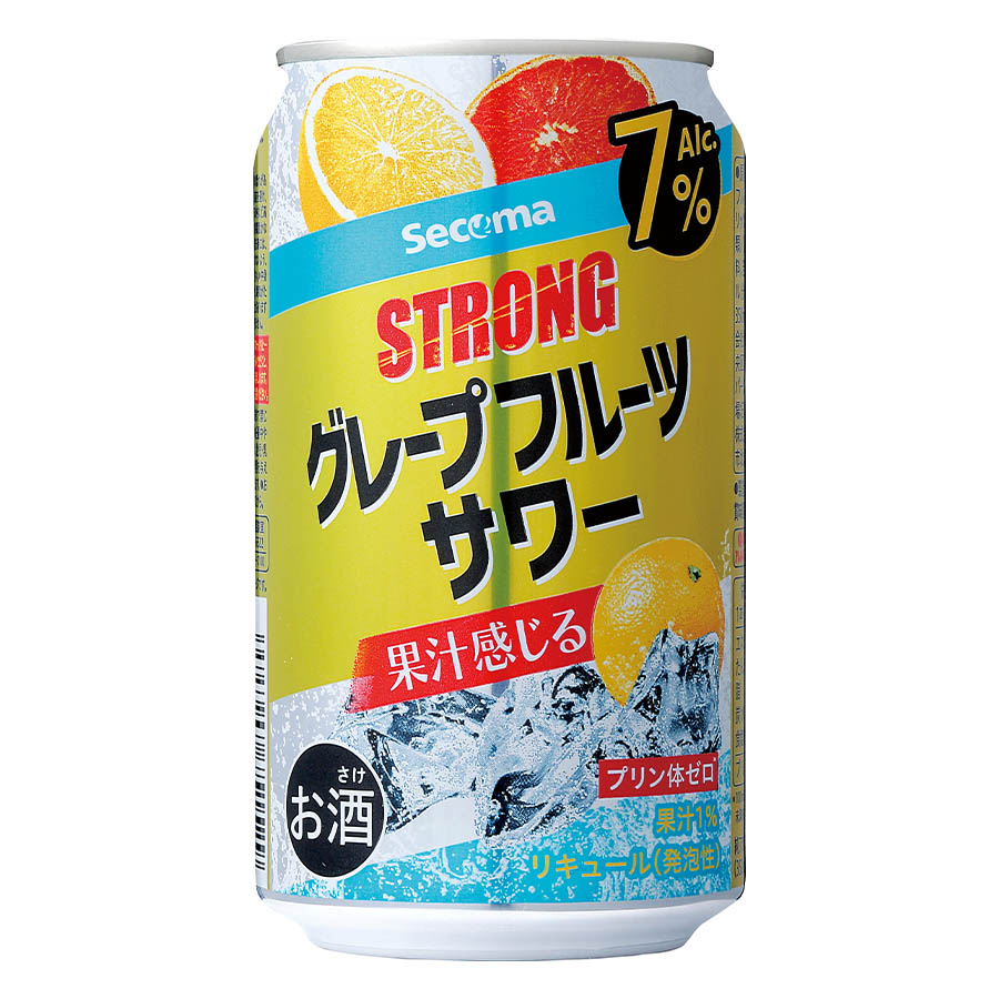 【楽天市場】セイコーマート Secoma ストロンググレープフルーツサワー 350ml 24本入：セイコーマート楽天市場店