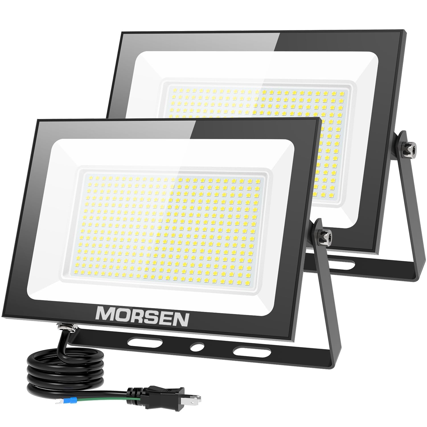 【楽天市場】MORSEN 投光器 屋外 防水 作業灯 250W 2セット 30000ML 100v 6500K 昼光色 led投光器 led ...