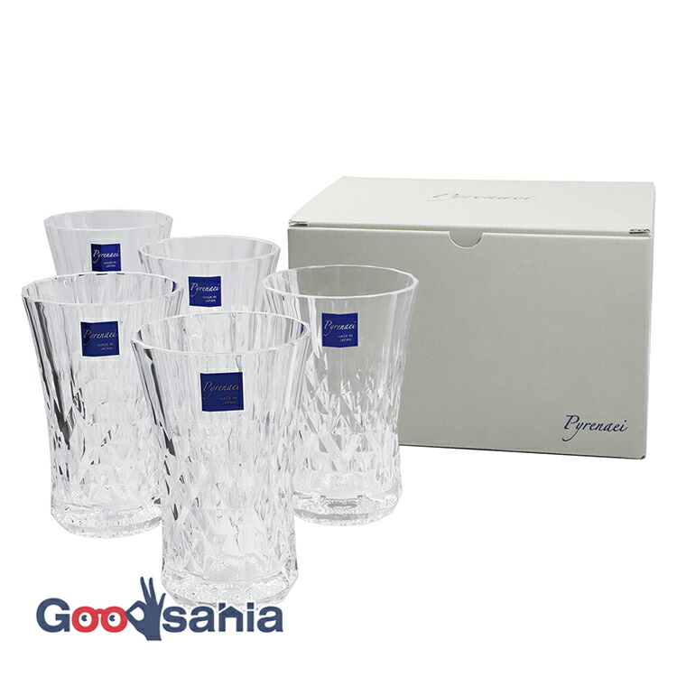【楽天市場】東洋佐々木ガラス グラス ピレネー タンブラーセット 日本製 食洗機対応 クリア 285ml 5個入 G080-T306 ( コップ グラス カット セット 結婚祝い ウイスキー ...