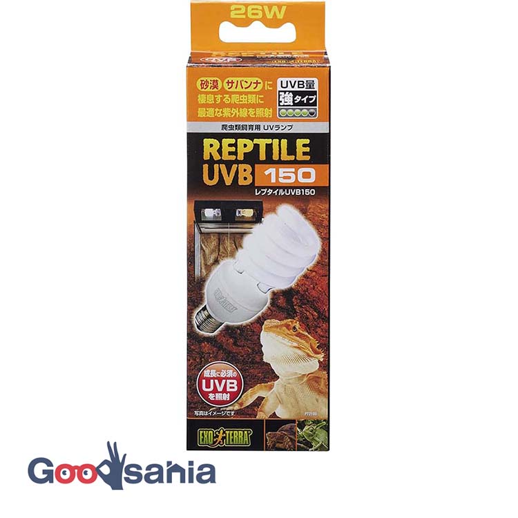 【楽天市場】ジェックス レプタイルUVB150 26W PT2189 ( GEX エキゾテラ UVB 紫外線 照射 ランプ 紫外線ライト UVランプ 爬虫類 )：Goodsania