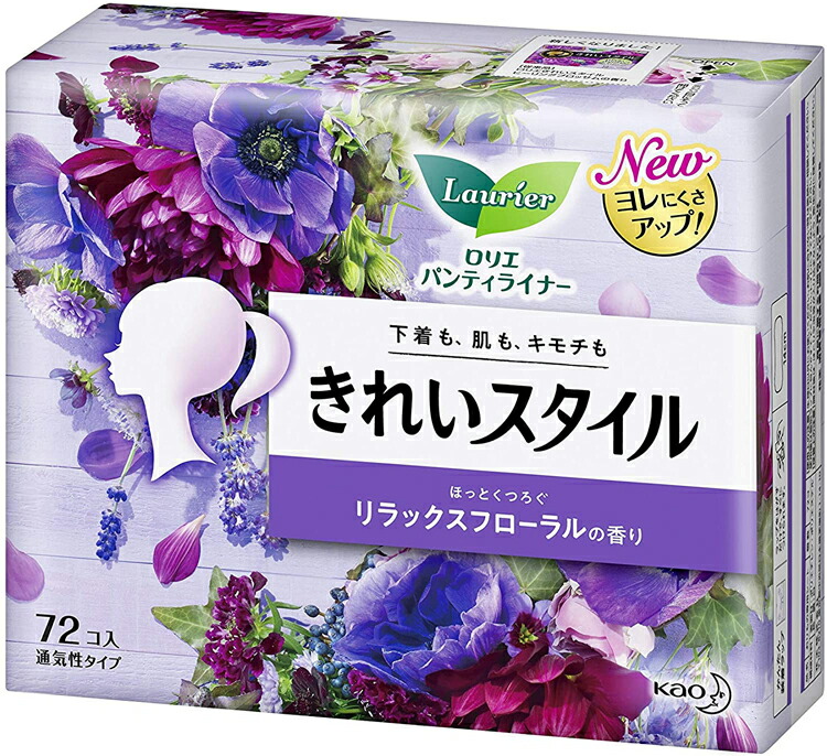【楽天市場】ロリエ きれいスタイル パンティライナー リラックスフローラルの香り 72コ入 パンティライナー：Goodsania