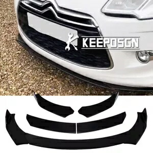 【楽天市場】シトロエン C3 DS3 DS4 グロスフロントバンパーリップスプリッタースポイラー下あごボディ For Citro?n C3 DS3 DS4 Gloss Front Bumper ...