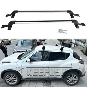 【楽天市場】日産ジューク 4DR ベアルーフラッククロスバー荷物カヤックカーゴキャリア + ロック For Nissan Juke 4DR ...