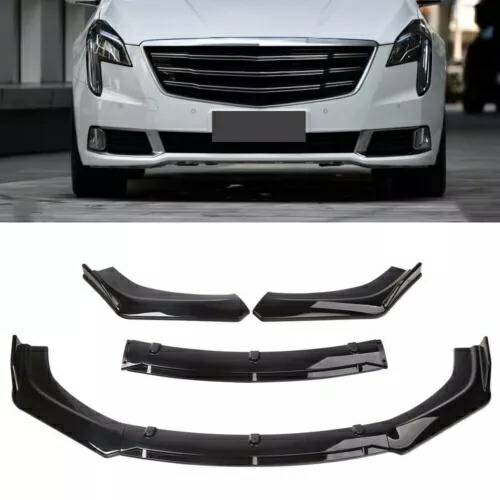 【楽天市場】キャデラック XT4 XT5 XT6 フロントバンパーリップスポイラースプリッターボディキット光沢のある黒 For ...