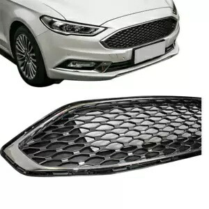 【楽天市場】フォードフュージョン 2017 2018 マットブラックフロントバンパーアッパーグリルハニカムグリルに適合 Fits Ford ...