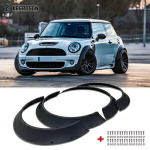 【楽天市場】4 個ミニクーパー R56 マットフェンダーフレアホイールアーチ型凹面ワイドボディキット 4pcs For MINI Cooper ...
