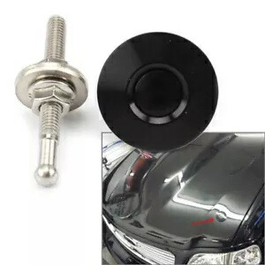 【楽天市場】Push Button Quick Release Hood Pin Bonnet Lock Clip Latch Bumper ...