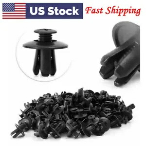 【楽天市場】120PCS 8mm Bumper Clips Retainer Auto Car Plastic Rivets Fastener ...