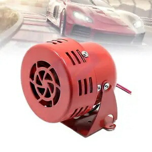【楽天市場】12V 300DB レッド ミニ/コンパクト電気モーター エア レイド ホーン サイレン 警報車 トラック 12V 300DB ...