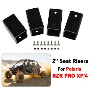 【楽天市場】シートライザー Polaris RZR PRO XP/PRO XP 4 2020-ON 2インチ シートリフトキット レイズアップ ...
