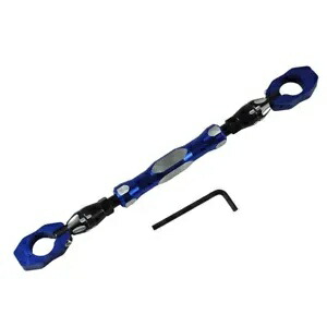 【楽天市場】オートバイハンドルバーステアリング強化バランスクロスバーレバーブルー調整可能 Motorcycle Handlebar ...