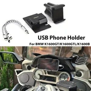 【楽天市場】BMW K1600B K1600GT K1600GTL 2011-2020 USB ナビゲーション充電電話ブラケット For ...