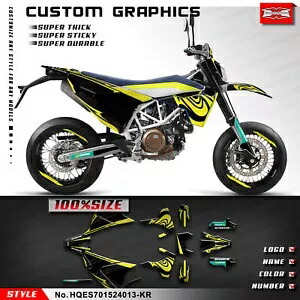 【楽天市場】グラフィックキット オートバイステッカー Enduro 701 Supermoto 2015-2024 ドレスアップキット用 ...