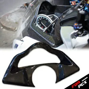 【楽天市場】フロントカバーパネルケースフレームフェアリングガードセットカーボンブラックホンダ PCX 2014-2017 Front ...