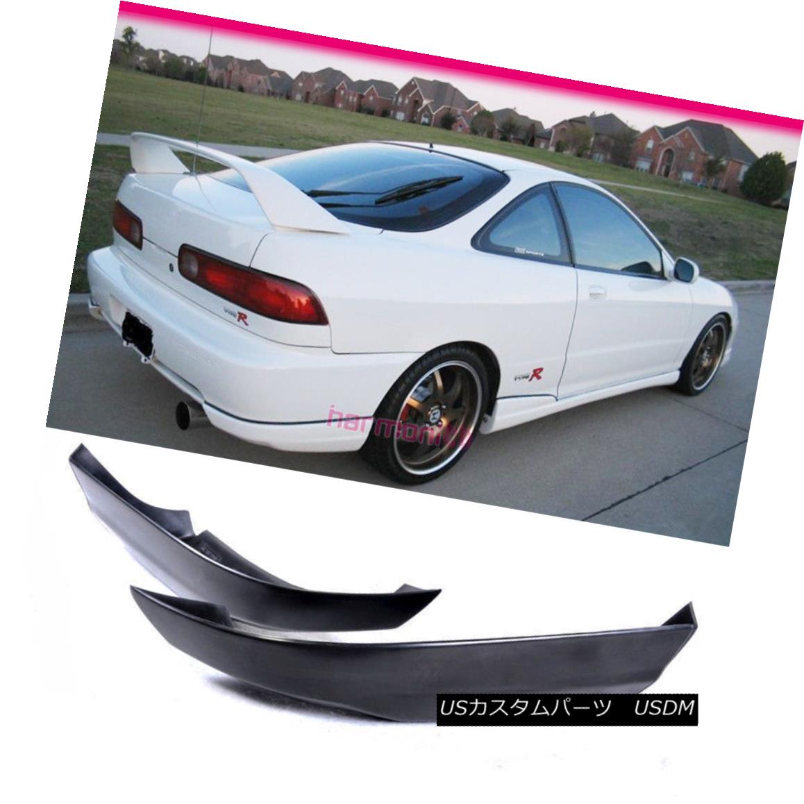 【楽天市場】エアロパーツ Fits 94-97 Acura Integra Rear Bumper Lip Spoiler Bodykit ...