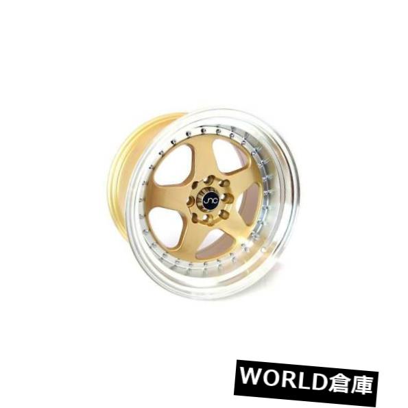 【楽天市場】海外輸入ホイール 17x9 JNC 010 JNC010 5x114.3 25 Gold Machine Lip Wheel ...