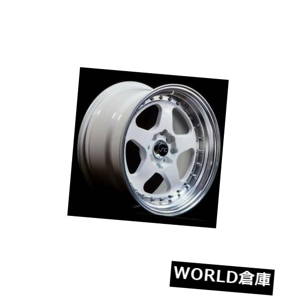 【楽天市場】海外輸入ホイール 15x9 JNC 010 JNC010 4x100 / 4x114.3 20ホワイトマシンリップホイールNew ...