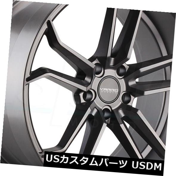 【楽天市場】海外輸入ホイール 20X11 Varro VD02 5x120.65mm +73マットグラファイトホイール（4個セット ...