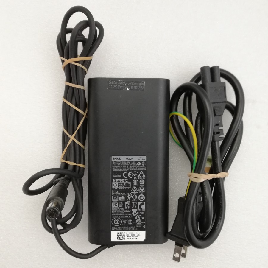 【楽天市場】純正品 DELL AC ADAPTER 90W 19.5V~4.62A LA90PM130 コネクタ外径約7.4mm 内径約5 ...