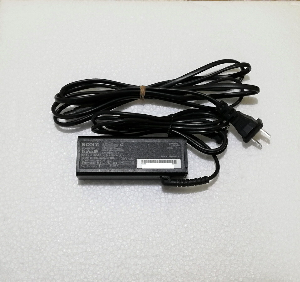 【楽天市場】【中古】SONY 純正 AC ADAPTER 19.5V~2.0A 5.0V-1.0A VGP-AC19V73 ADP-45DE A VAIO Fit 11A ...