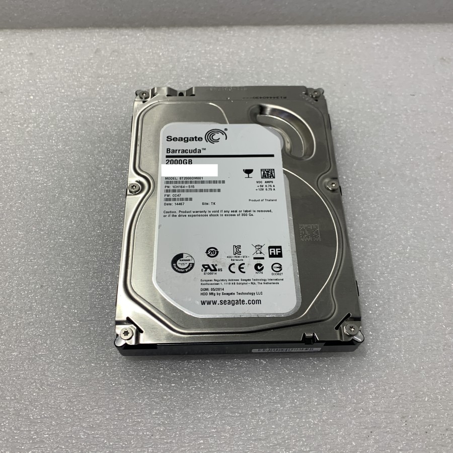 【楽天市場】【中古動作品】3.5インチ SATA デスクトップPC用HDD モデル混在ST2000DM001/ST2000DL003 ...
