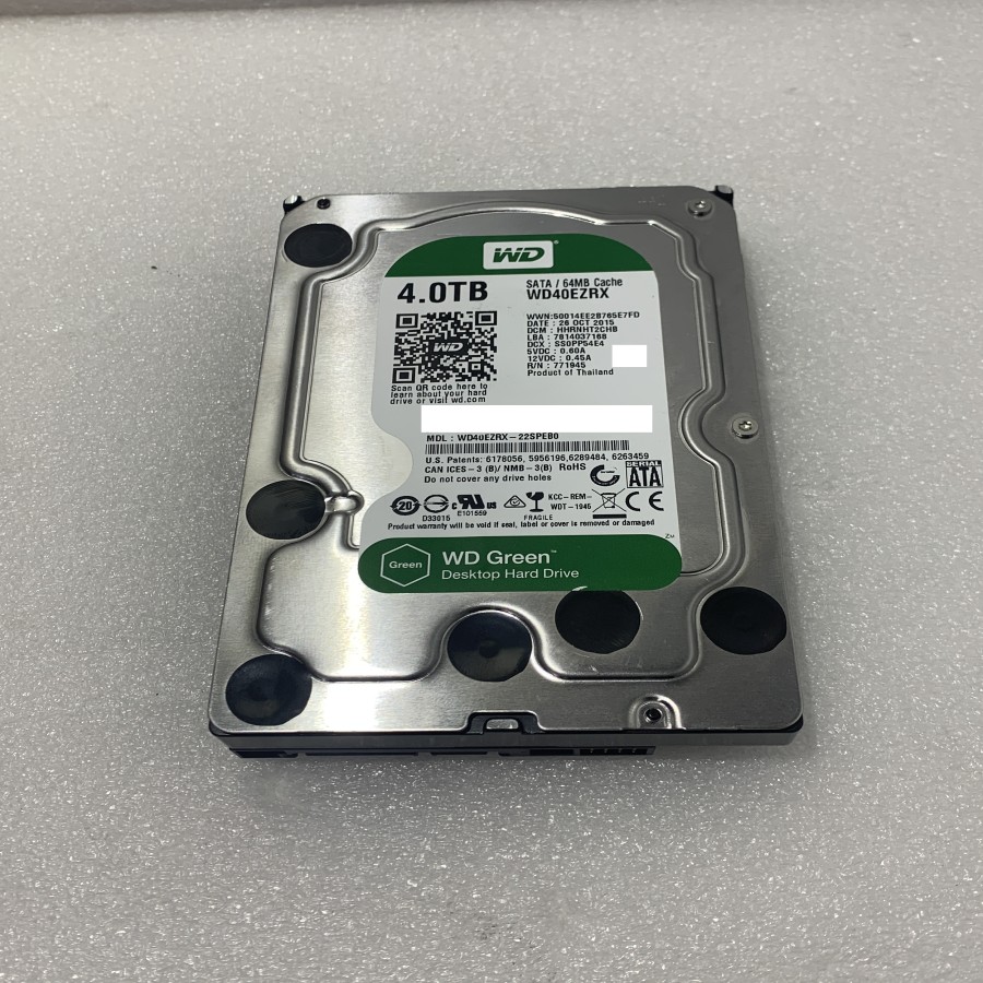 【楽天市場】【中古動作品】メーカーWD Western Digital製HDD 3.5インチ SATA デスクトップPC用HDD 4TB 1点WD40EZRX-22SPEB0 表示使用時間 ...