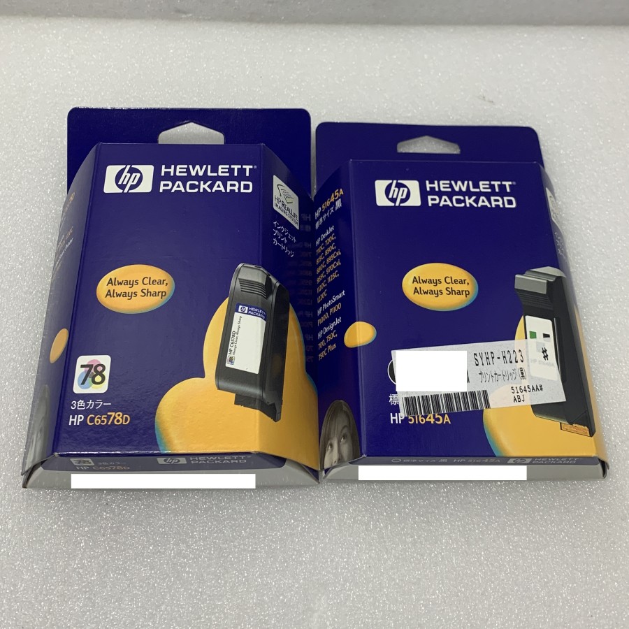 【楽天市場】HP インクカートリッジ 51645A ブラック(黒) & C6578D 3色カラー 長期保管未使用品 2個セット：星輝商事 楽天市場店