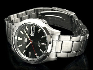 【楽天市場】【逆輸入SEIKO5】セイコー5 メンズ自動巻き腕時計 ブラックダイアル シルバーステンレスベルト SNK795K1：セイコー時計 ...